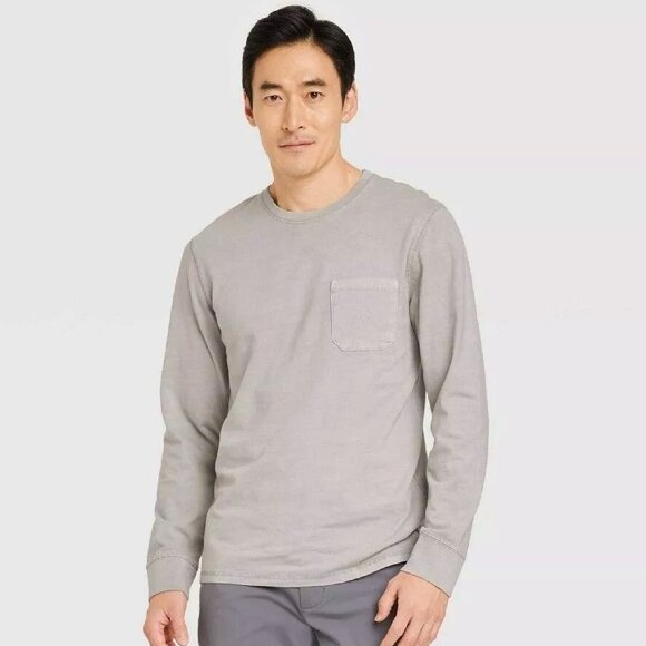 Goodfellow & Co | Shirts | Mens Standard Fit Crewneck Long Sleeve ...